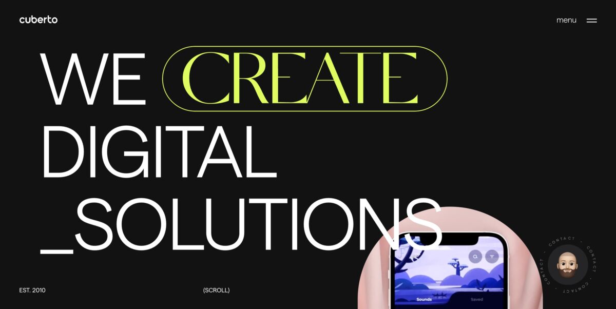 Cuberto – HeaderLove